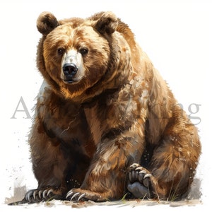 Old Fashioned Bear Clipart | 10 High Quality Jpgs | Digital Download ...