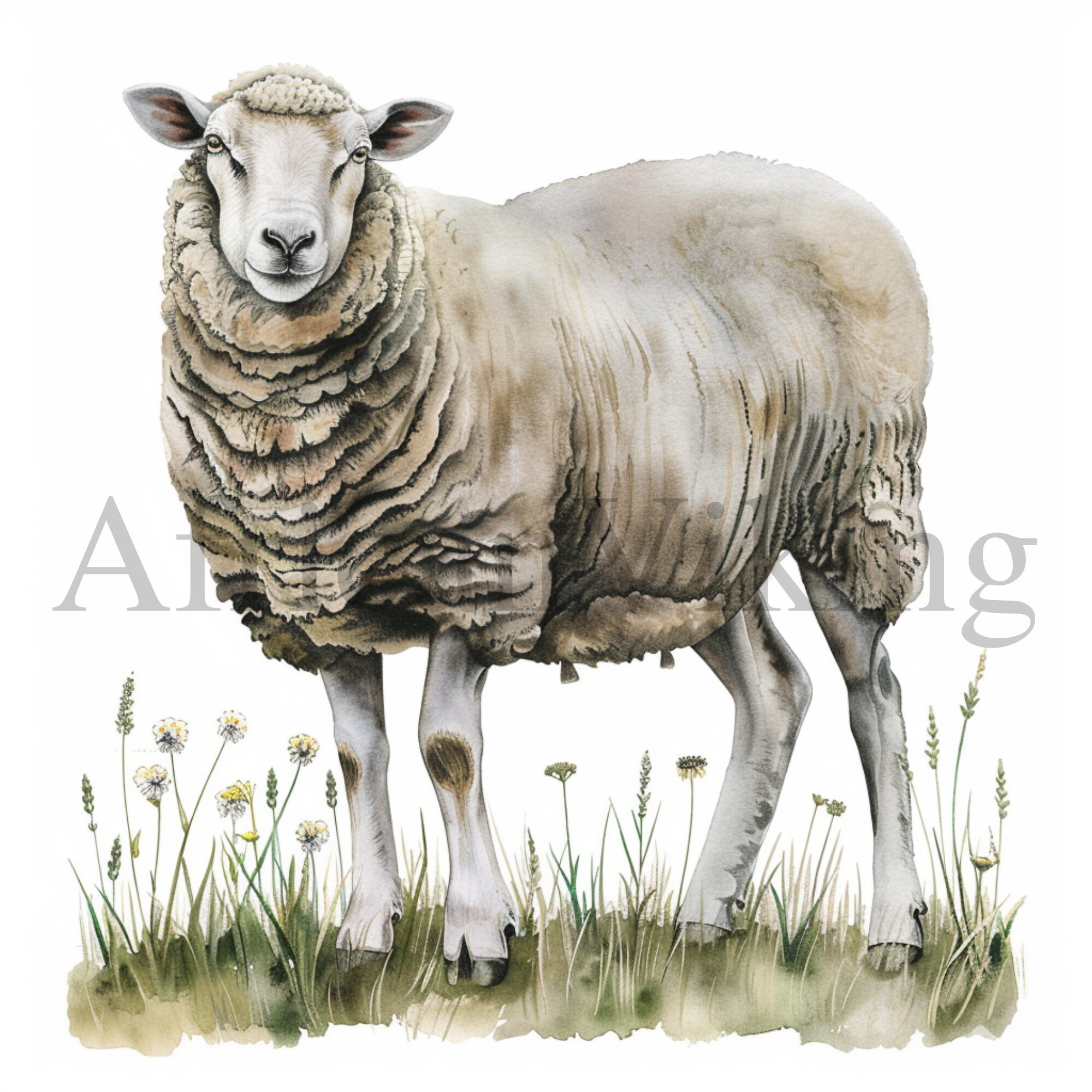 Sheep Clipart: Farm Animal Jpgs for Nursery Art (digital Download) - Etsy