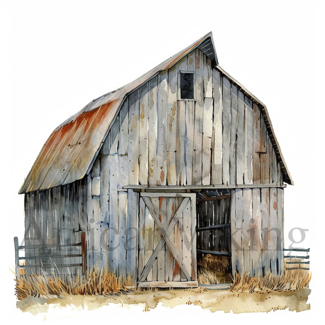 Old Barn Clipart 10 High Quality Jpgs Digital Download Old Barn Clipart ...