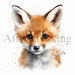 Baby Fox Clipart | 10 High Quality Jpgs | Digital Download | Card ...
