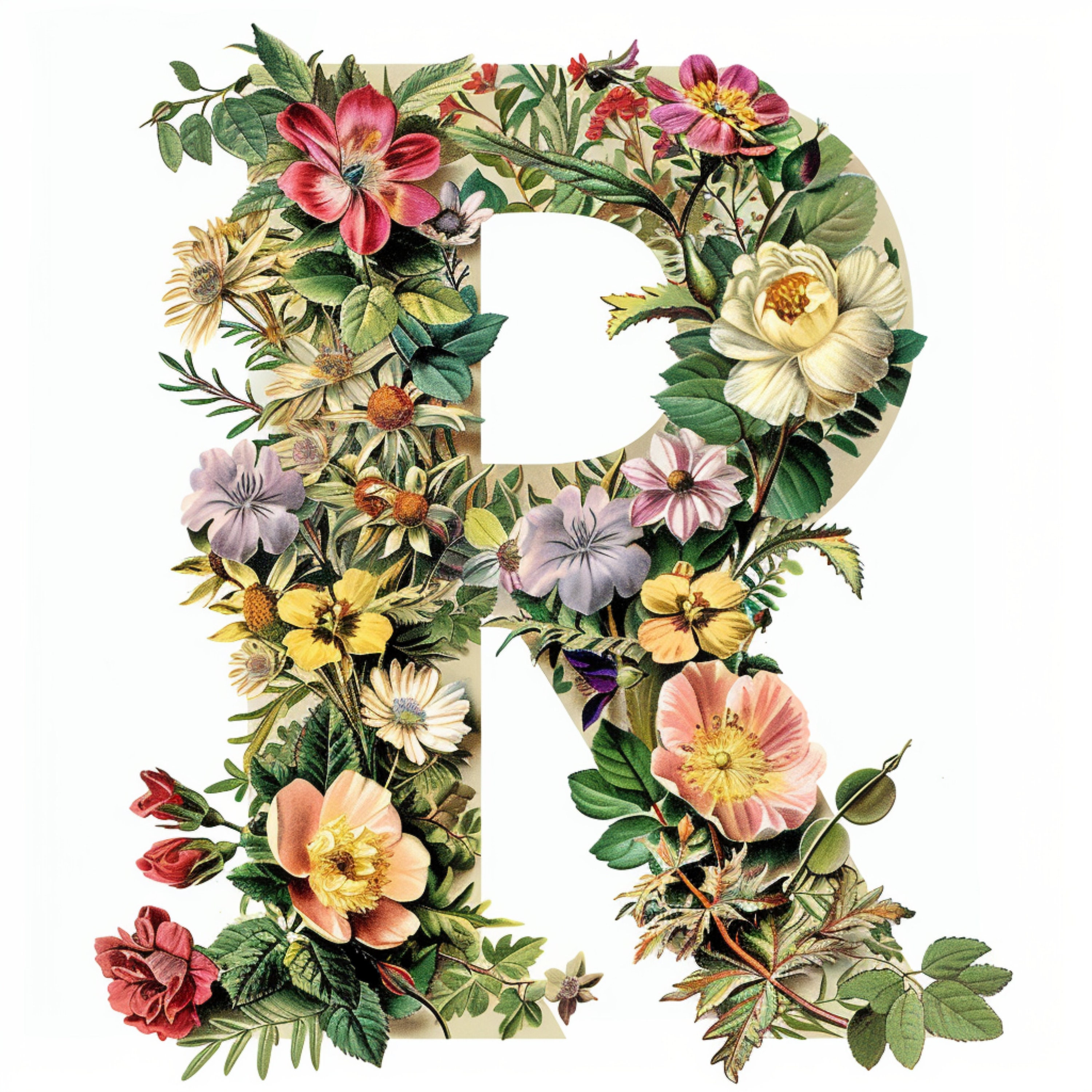 Letter R Clipart 10 High Quality Jpgs Digital Download Digital Paper ...