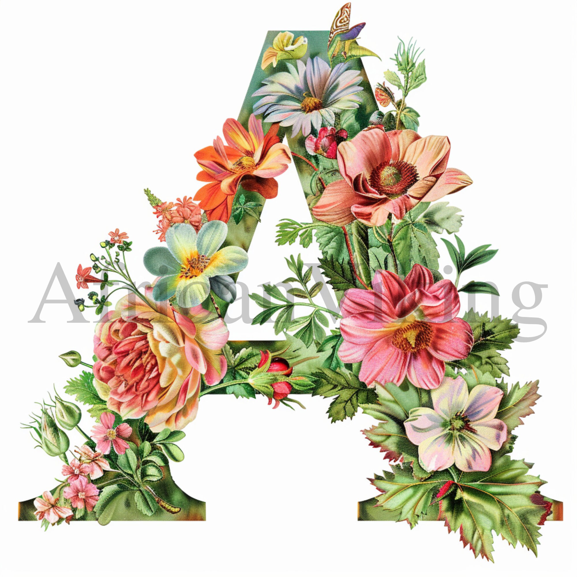 Letter A Clipart | 10 High Quality Jpgs | Digital Download | Card ...