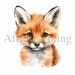 Baby Fox Clipart | 10 High Quality Jpgs | Digital Download | Card ...