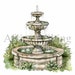 Cloister Fountains Clipart | 10 High Quality Jpgs | Digital Download ...