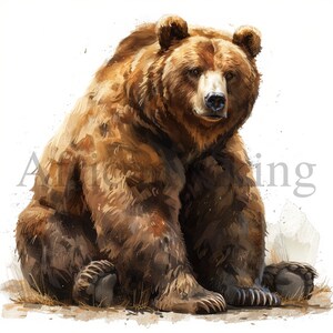 Old Fashioned Bear Clipart | 10 High Quality Jpgs | Digital Download ...