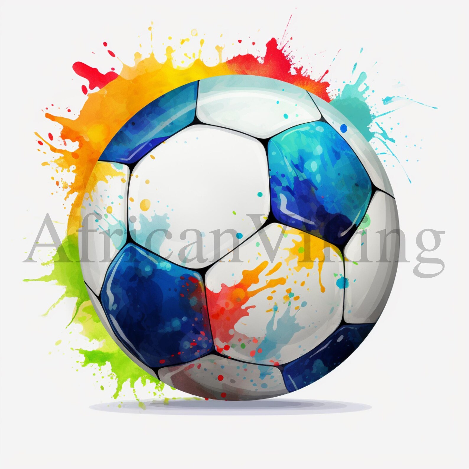 Soccer Ball Clipart | 10 High Quality Jpgs | Digital Download | Soccer ...