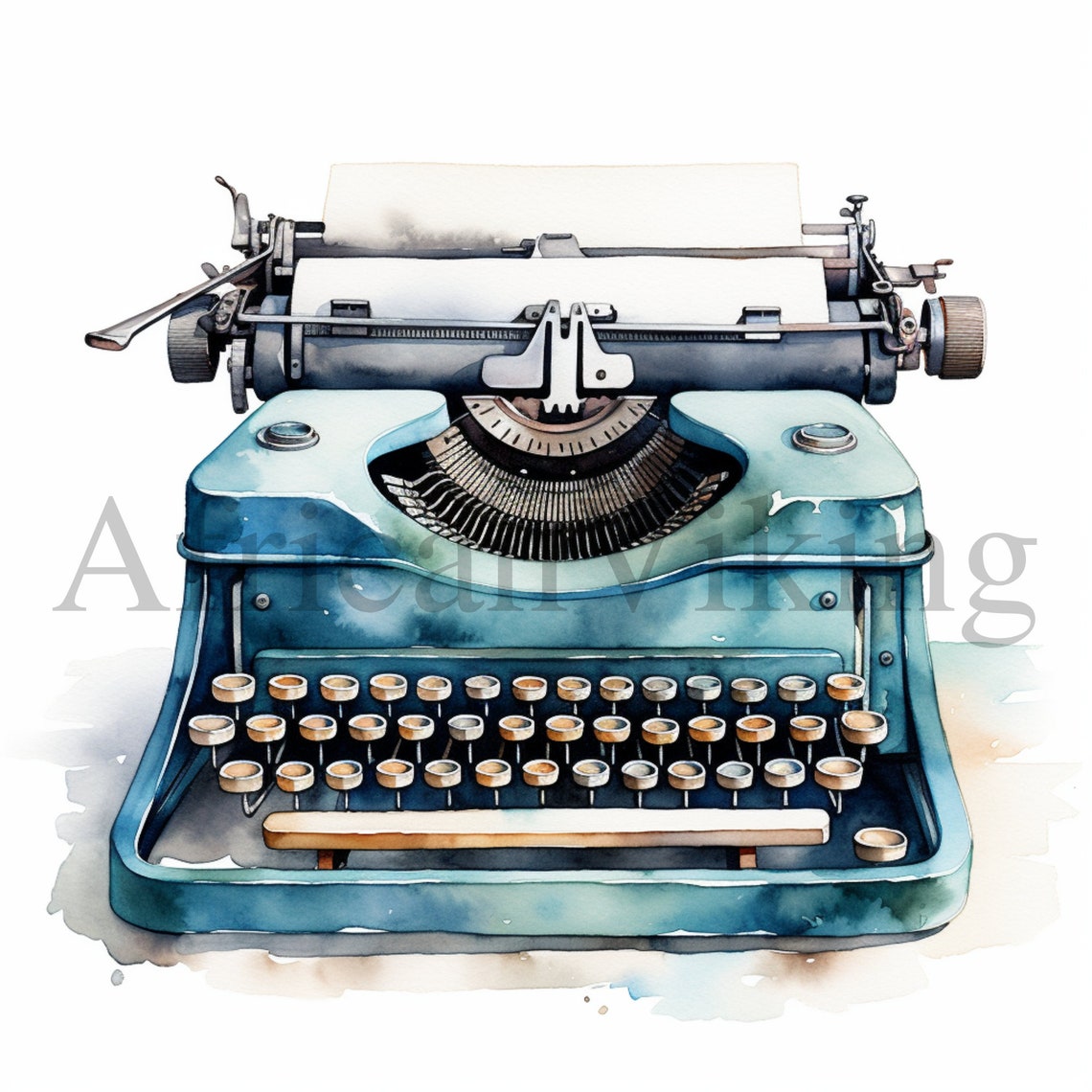 Typewriter Clipart | 10 High Quality Jpgs | Digital Download | Vintage ...