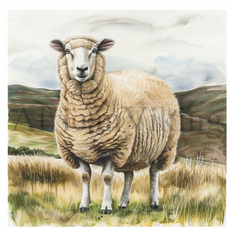 Sheep Clipart 10 High Quality Jpgs Instant Digital Download Card Making ...