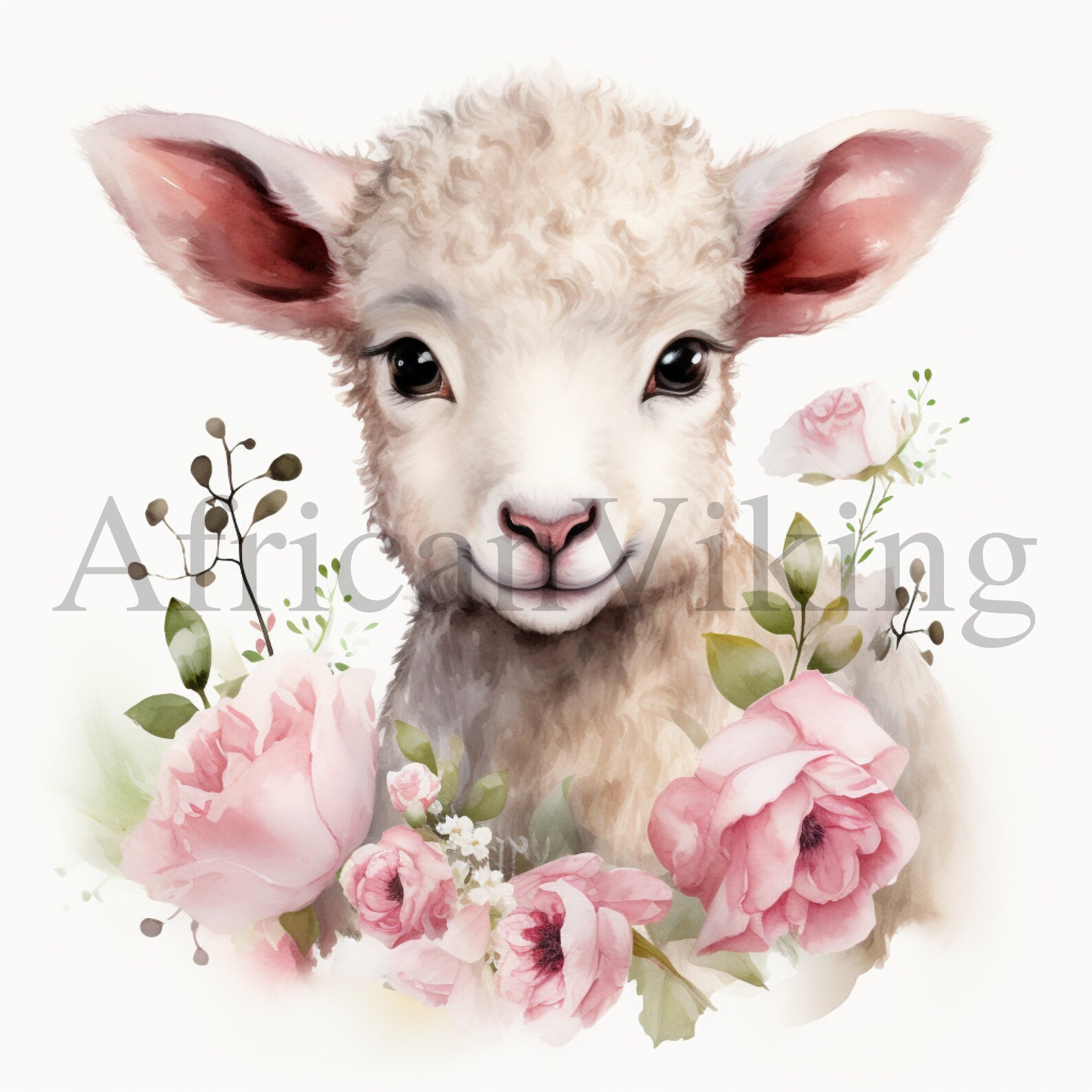 Lamb Clipart | 10 High Quality Jpgs | Digital Download | Cute Lamb ...