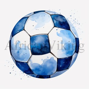 Soccer Ball Clipart | 10 High Quality Jpgs | Digital Download | Soccer ...