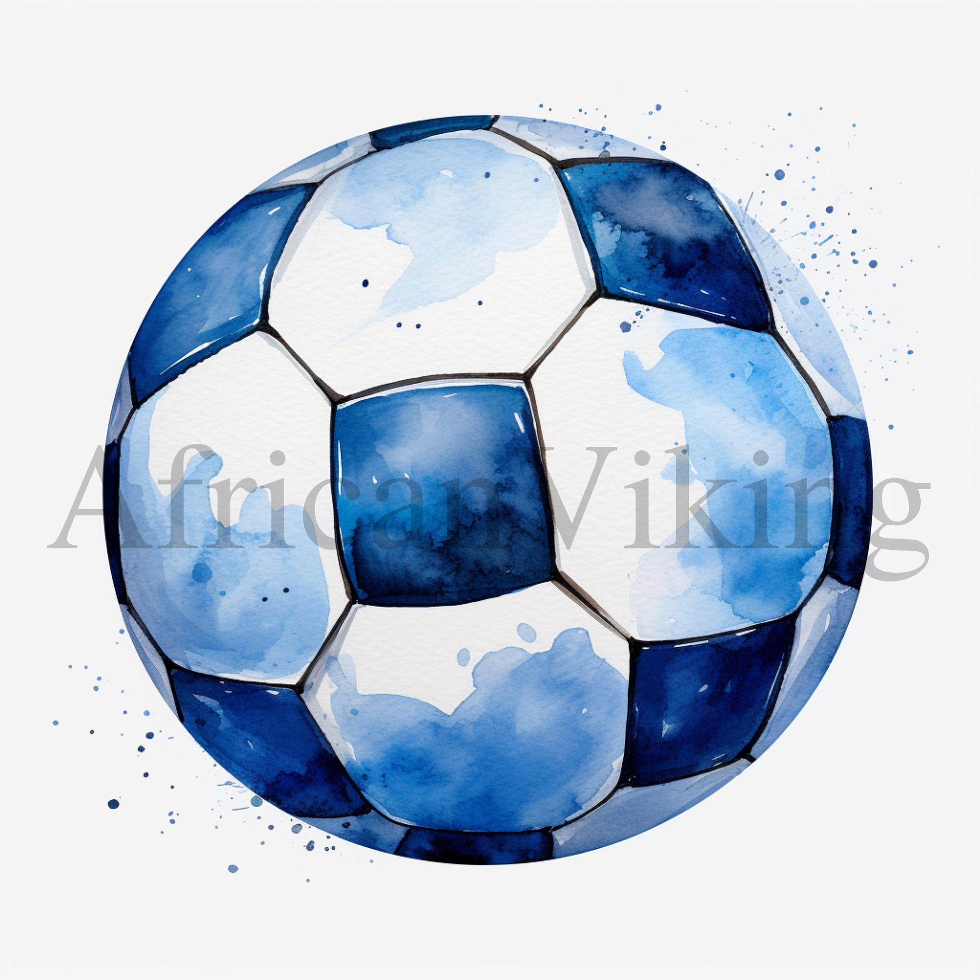 Soccer Ball Clipart | 10 High Quality Jpgs | Digital Download | Soccer ...