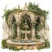 Cloister Fountains Clipart | 10 High Quality Jpgs | Digital Download ...