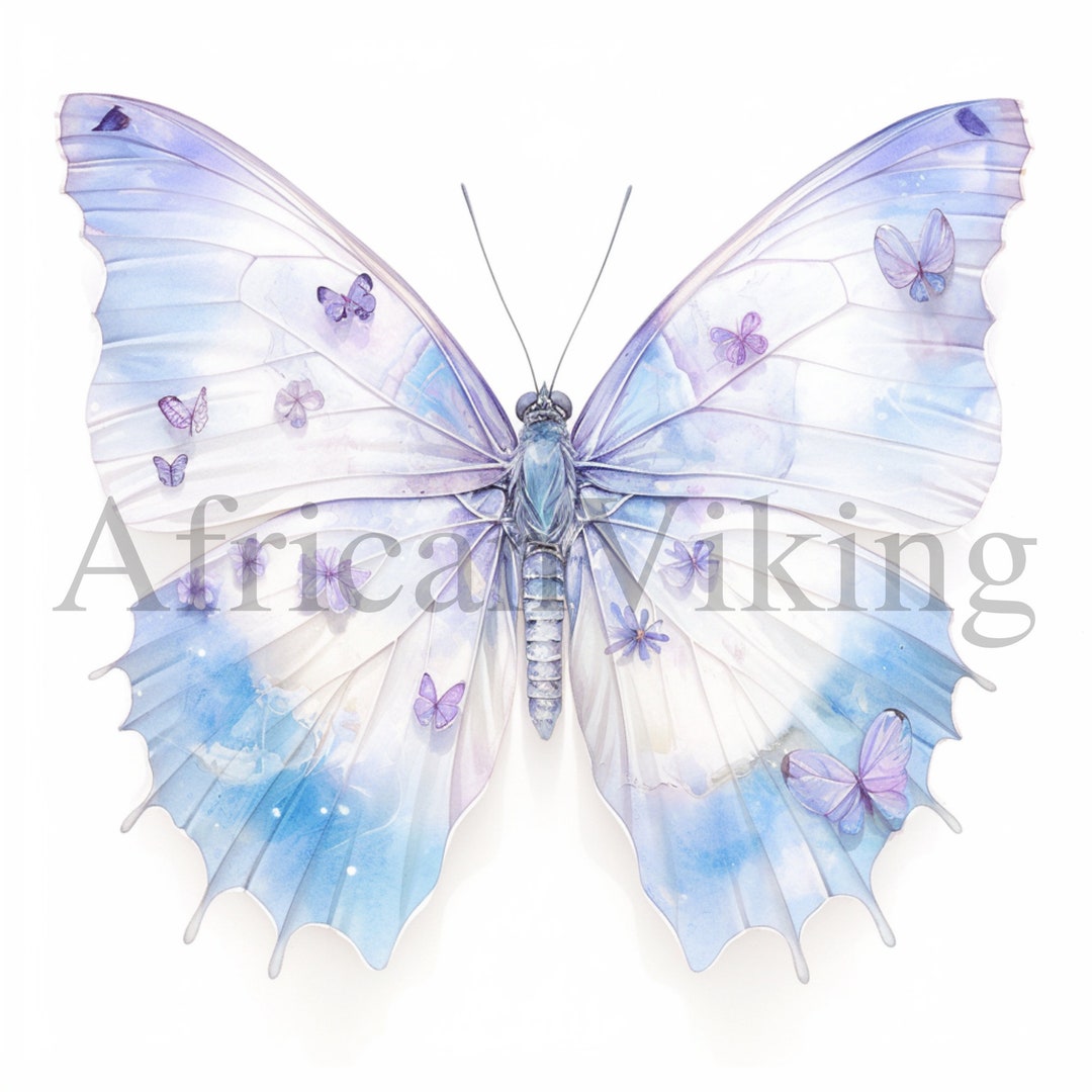Whimsical Butterflies Clipart | 10 High Quality Jpgs | Digital Download ...