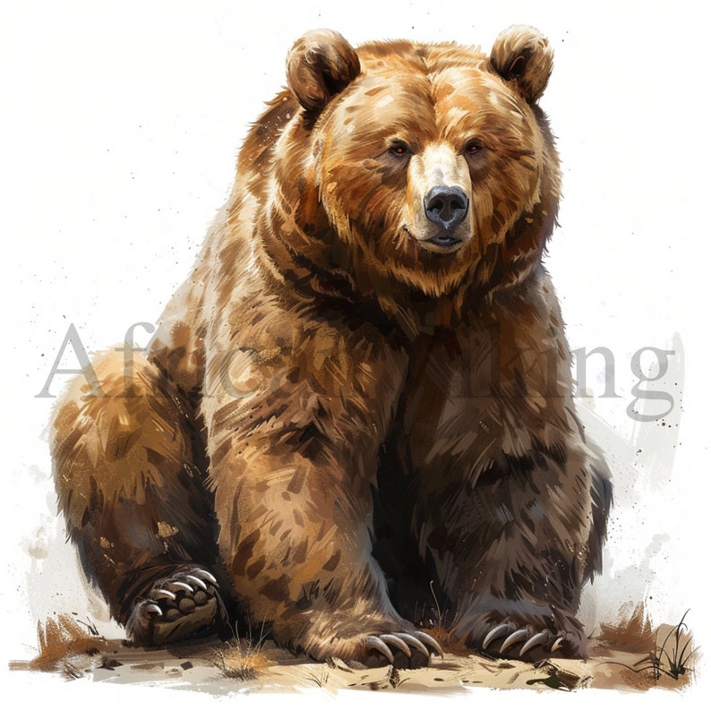 Old Fashioned Bear Clipart | 10 High Quality Jpgs | Digital Download ...