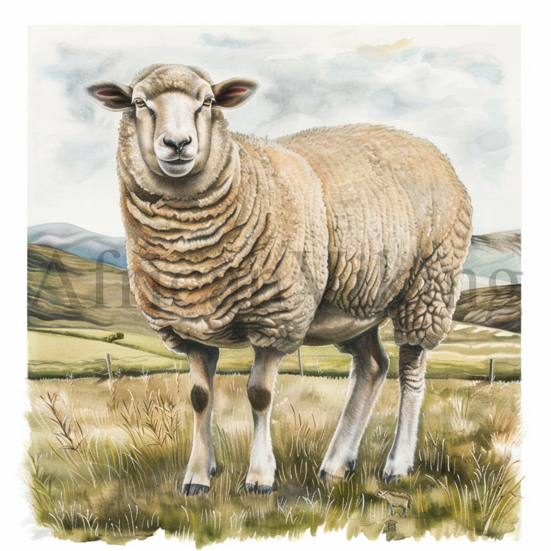 Sheep Clipart | 10 High Quality Jpgs | Instant Digital Download | Card ...