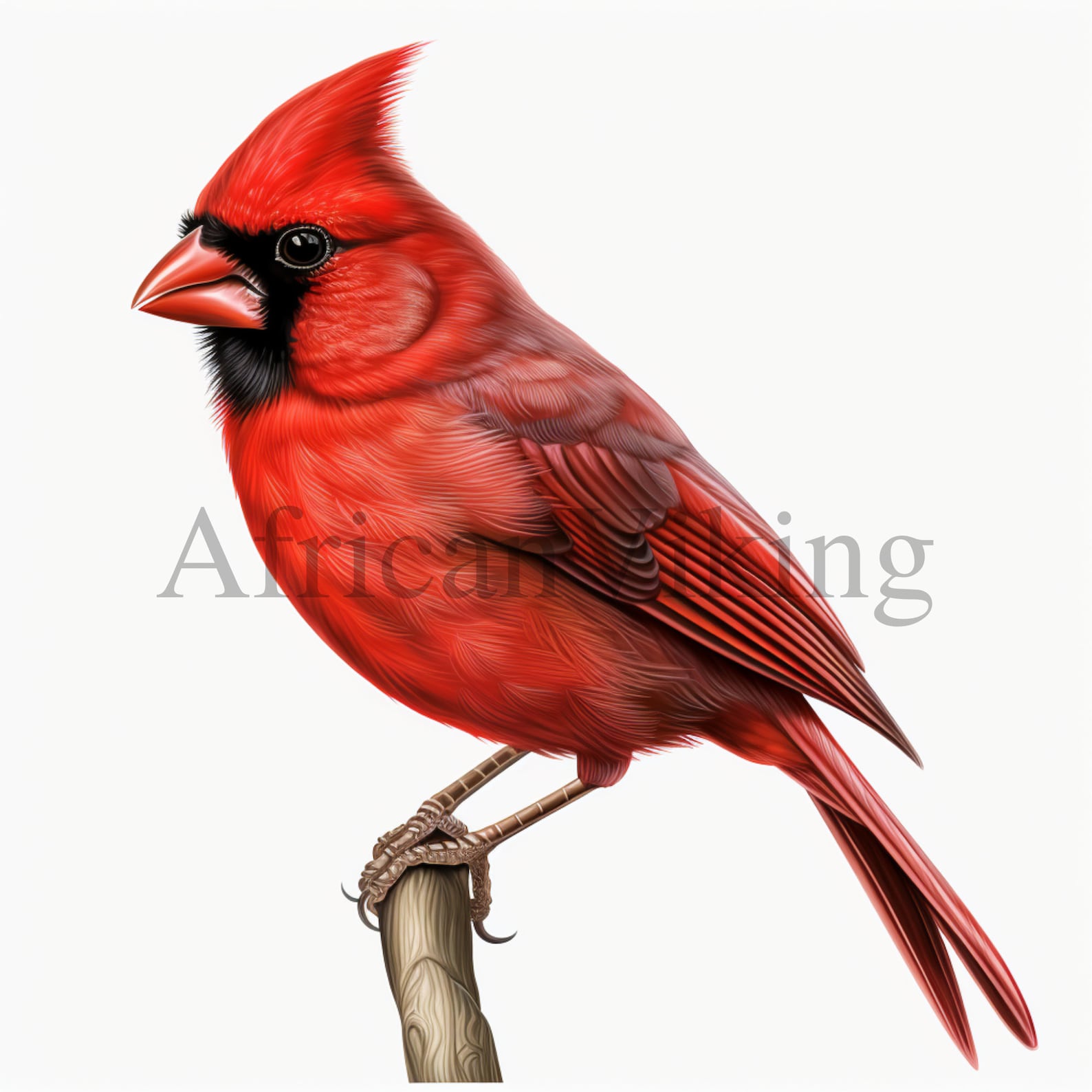 Red Cardinal Clipart | 10 High Quality Jpgs | Digital Download ...