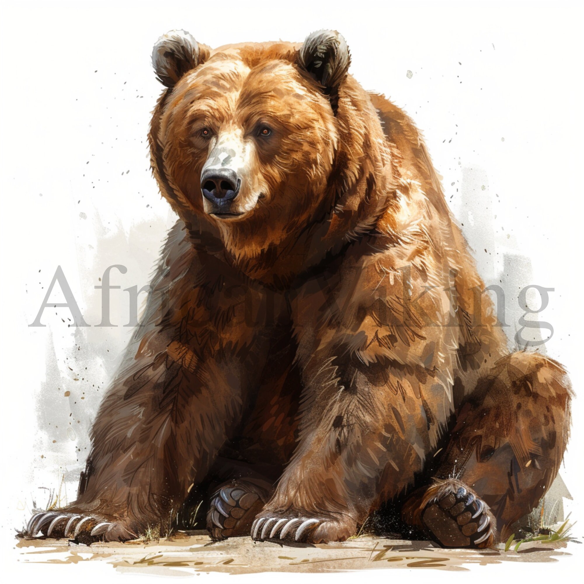 Old Fashioned Bear Clipart | 10 High Quality Jpgs | Digital Download ...