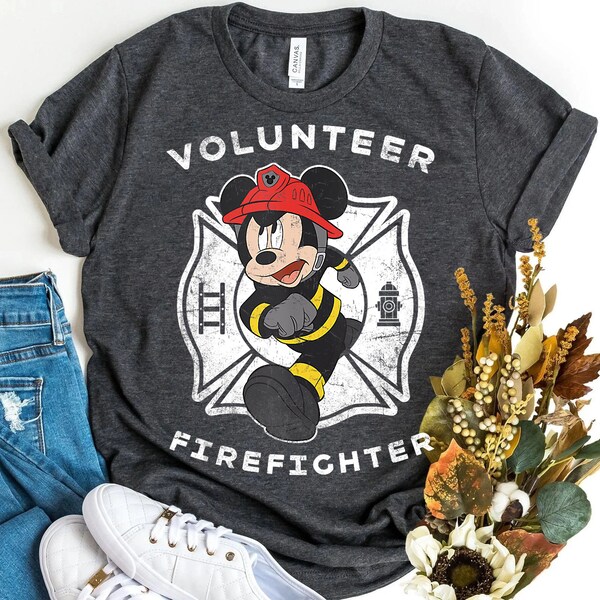 Disneyland Firefighter Shirt - Etsy