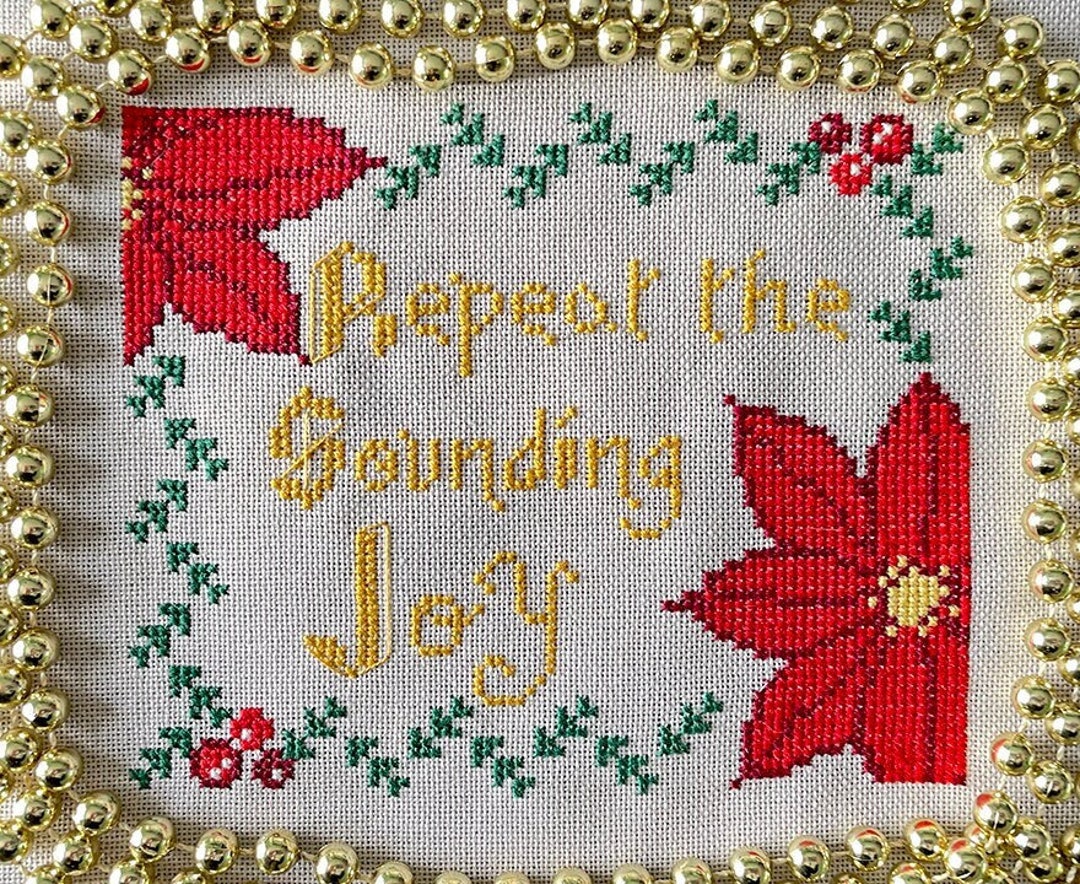 Sounding Joy Cross Stitch Pattern PDF - Etsy