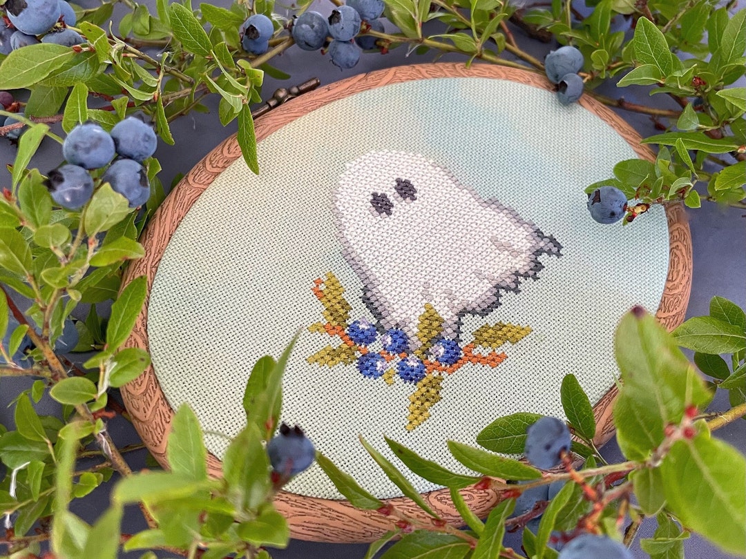 Boo Berries Cross Stitch Pattern PDF - Etsy