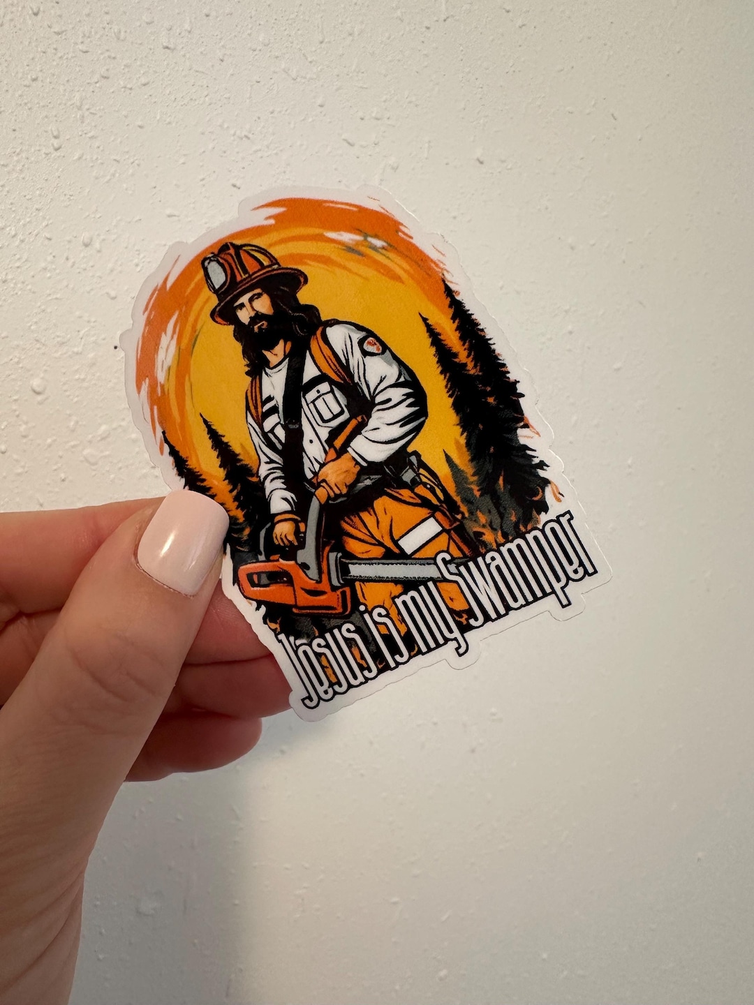Jesus is My Swamper Wildland Firefighter Sticker - Etsy