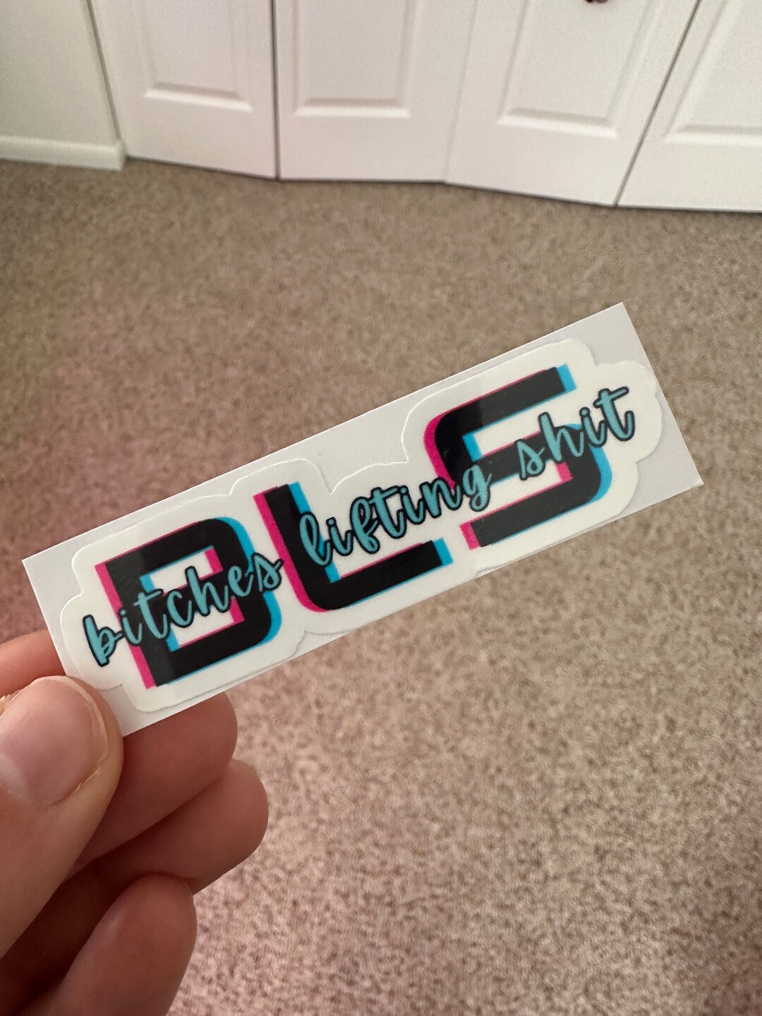 BLS Bitches Lifting Shit Funny EMS Sticker - Etsy