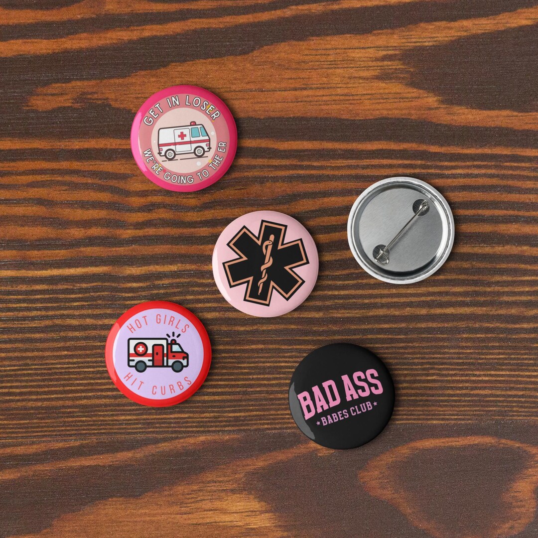EMS Pink Button Mini Pack Hot Girls Hit Curbs - Etsy