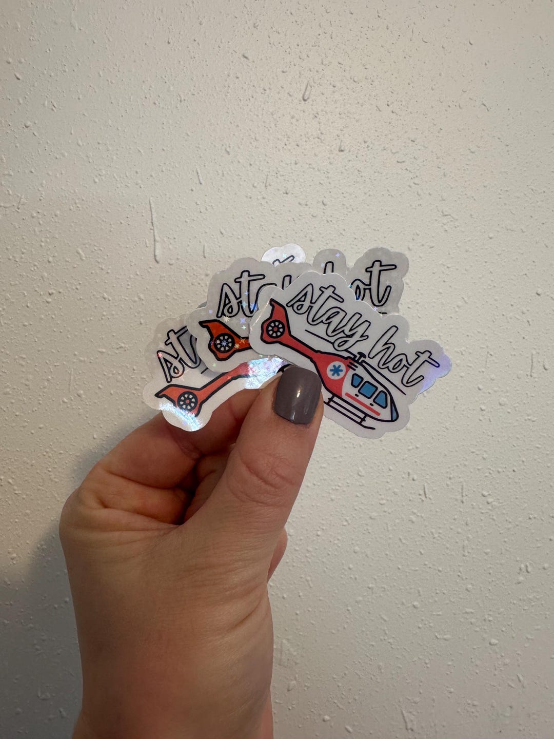Stay Hot Flight Medic Helicopter Sticker, RN Nurse Gift - Etsy