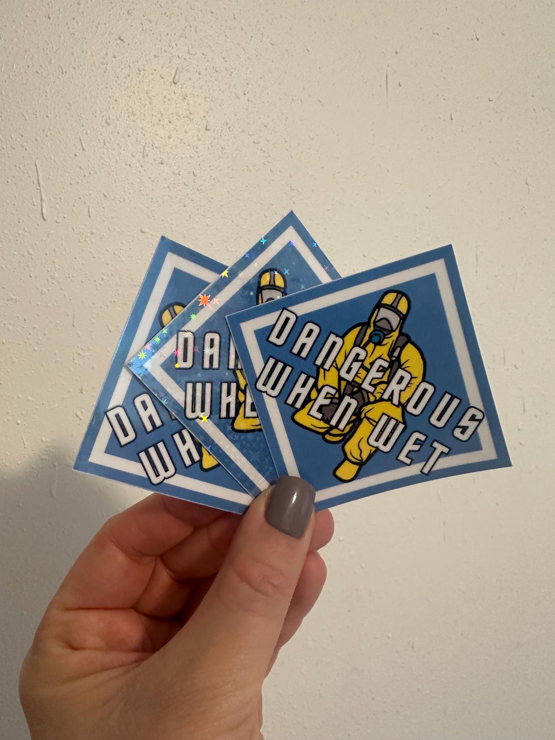 Dangerous When Wet Hazmat Firefighter Sticker - Etsy