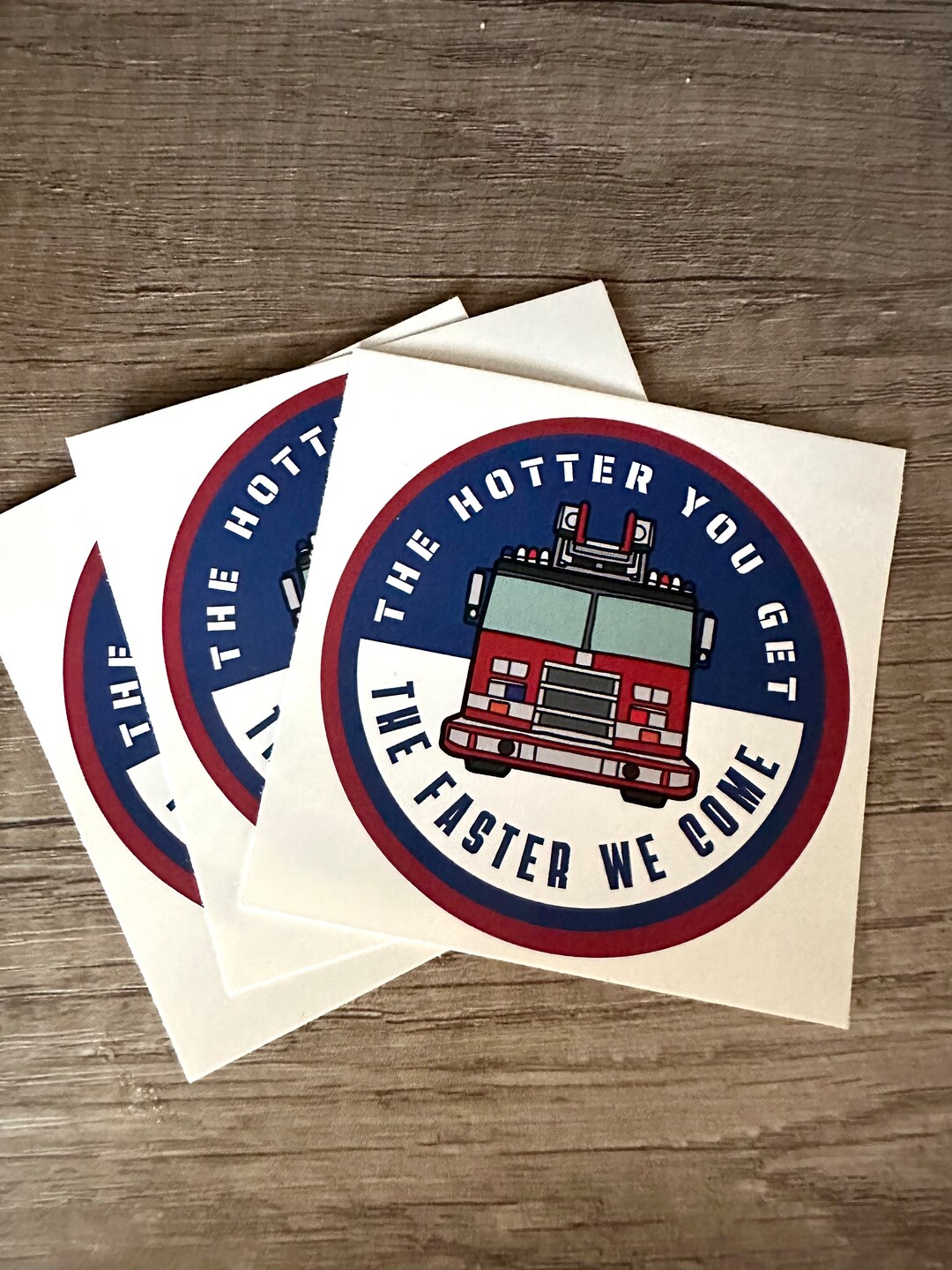 Funny Firefighter EMS Sticker - Etsy