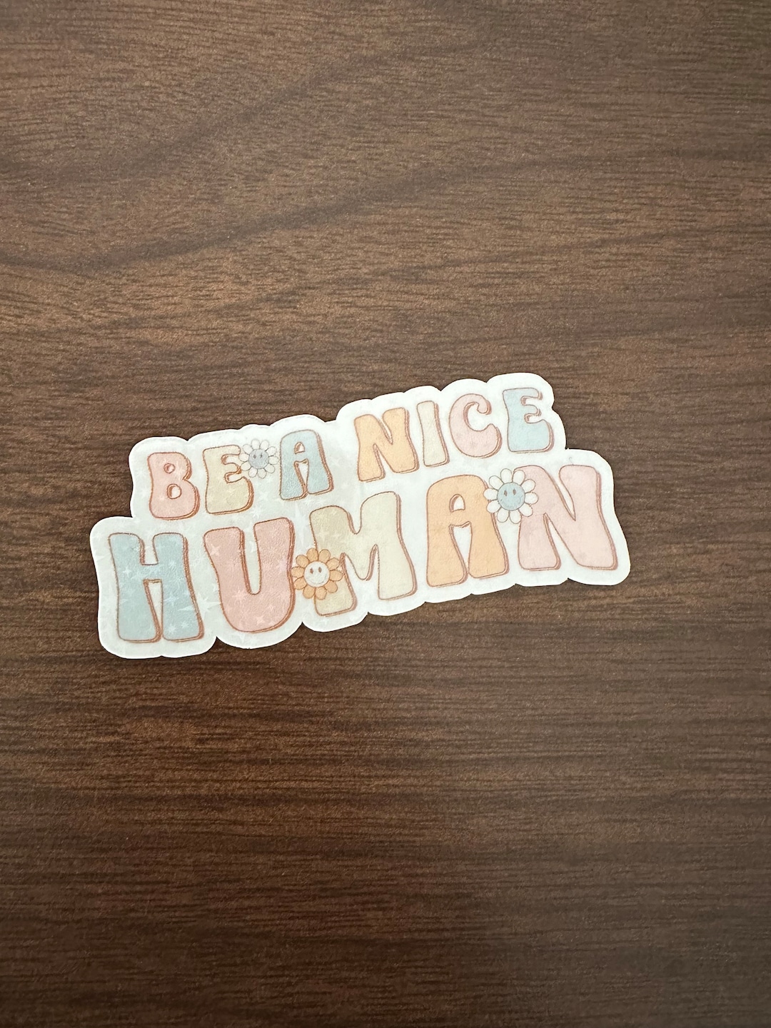 Be a Nice Human Sticker - Etsy