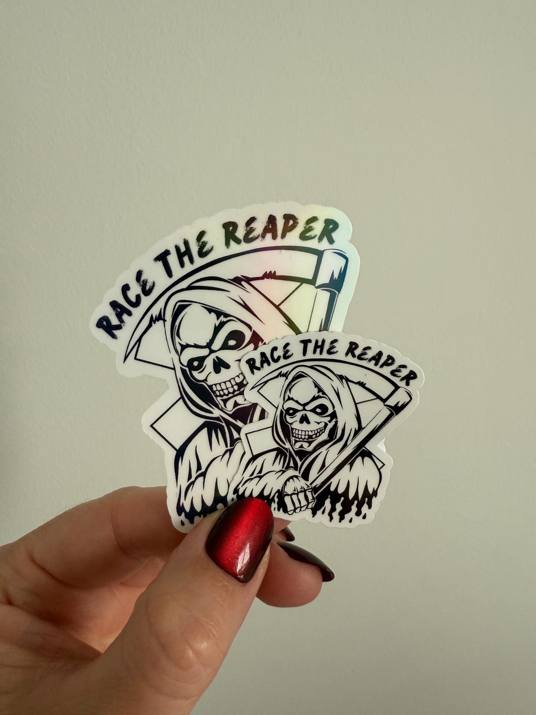 Healthcare Grim Reaper Circle-cut Stickers, Medical Sticker, Laptop ...