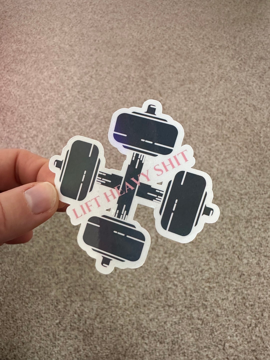 Lift Heavy Shit Vinyl Sticker - Etsy