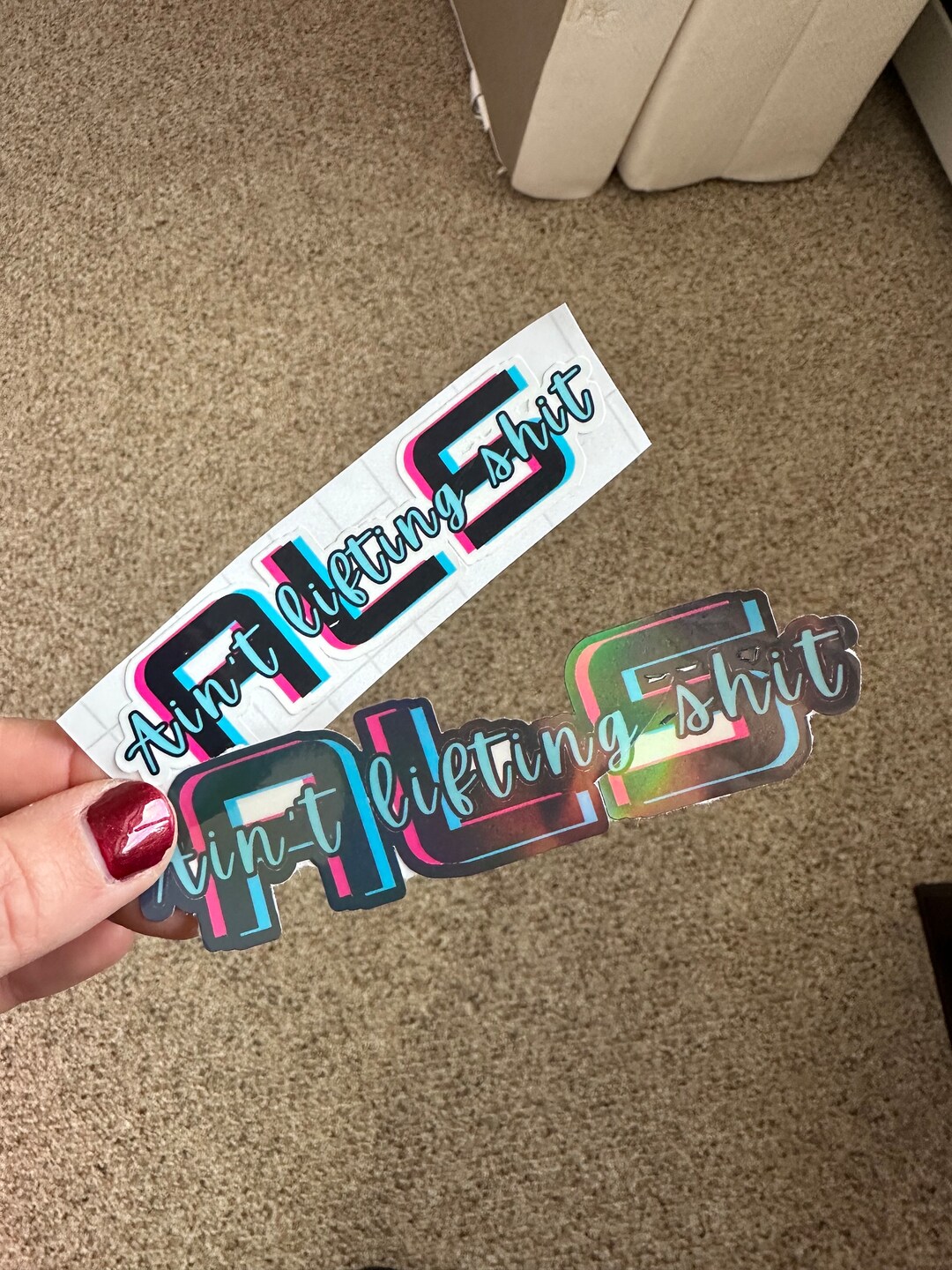 ALS Aint Lifting Shit Funny EMS Sticker - Etsy