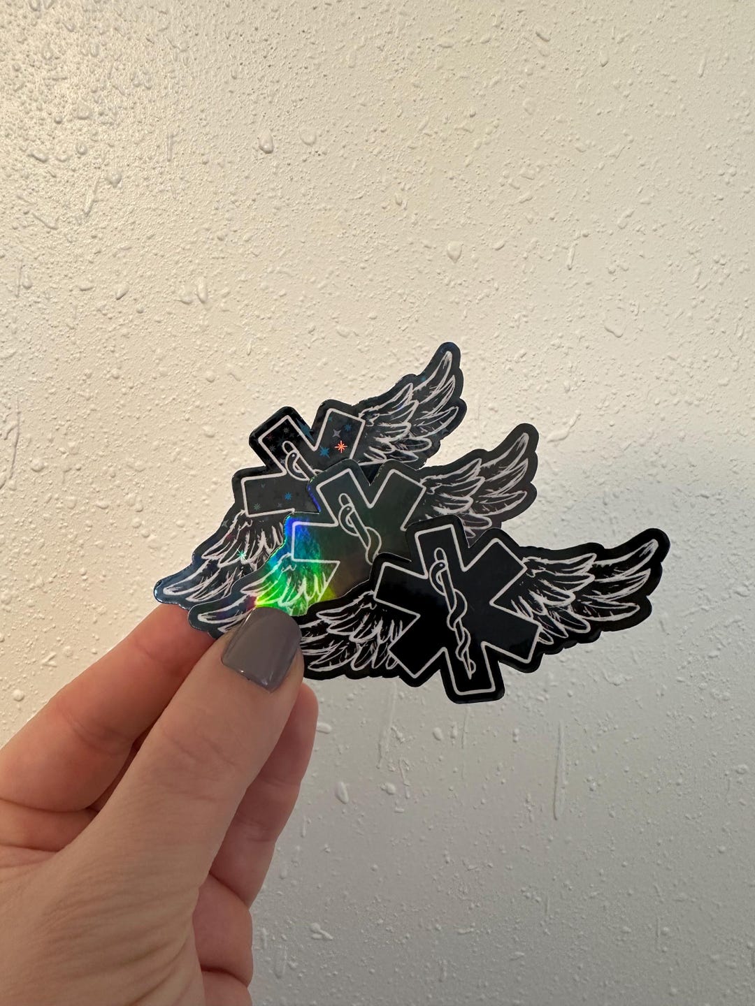EMS Star of Life Wings Sticker, Flight Paramedic, Flight Nurse - Etsy