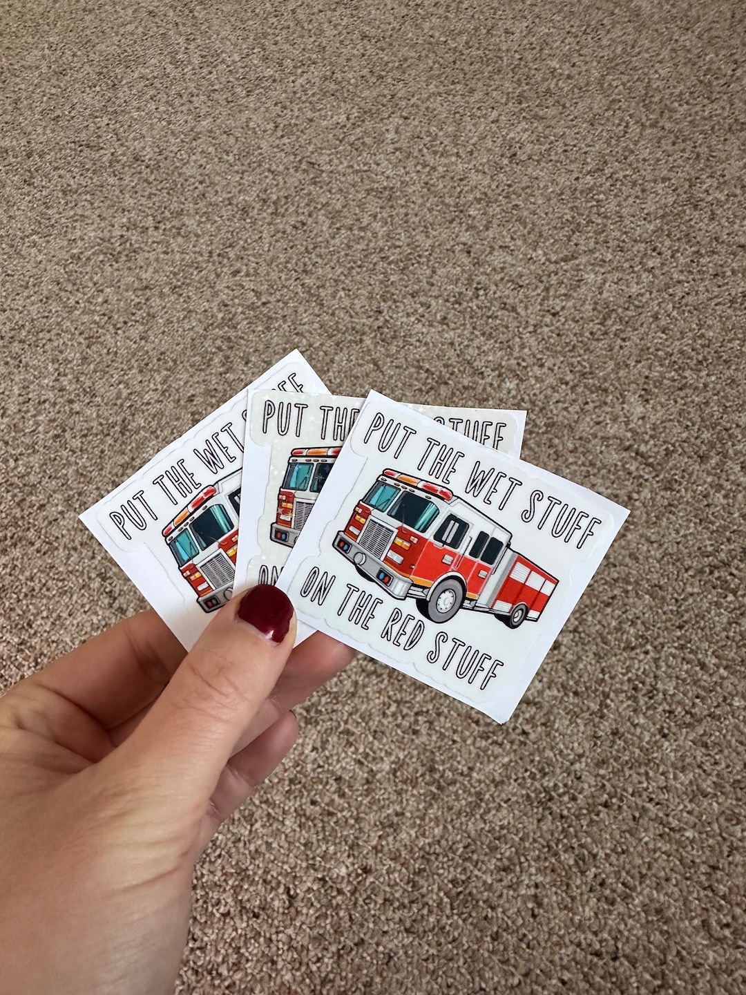 Funny Firefighter EMS Sticker - Etsy