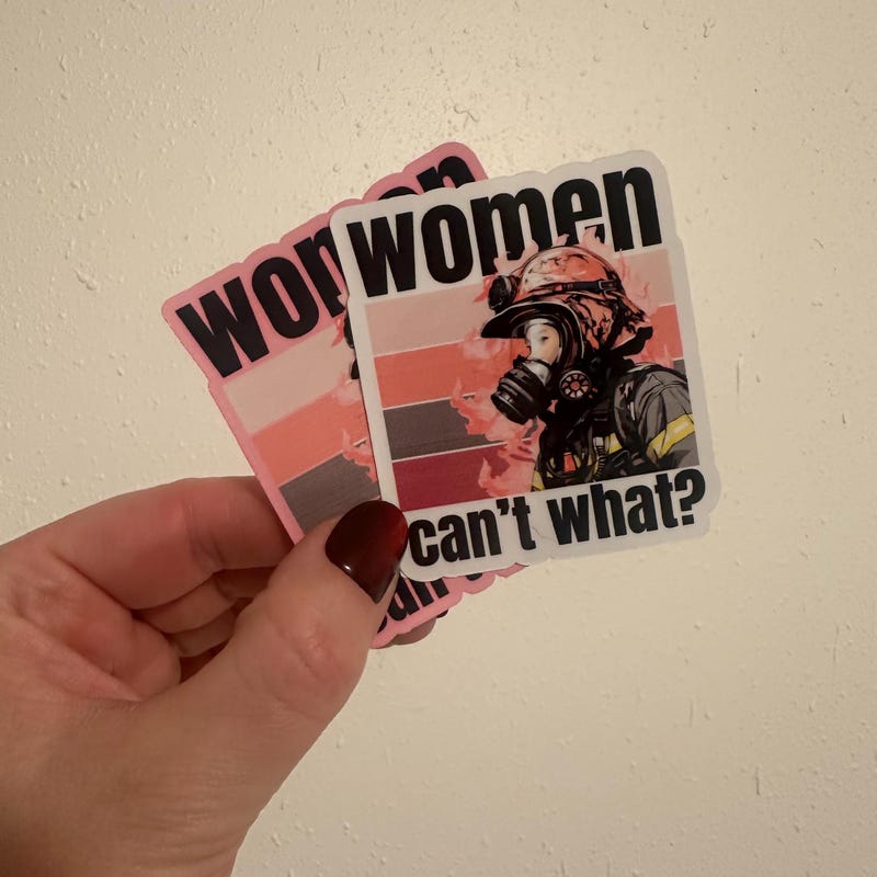 Female Firefighter - Etsy