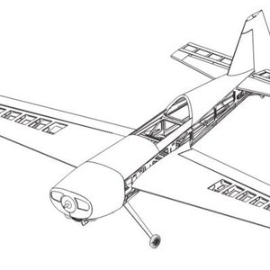 Aircraft RC Plane Model MX2 Digital Plans / PDF + DXF - Etsy