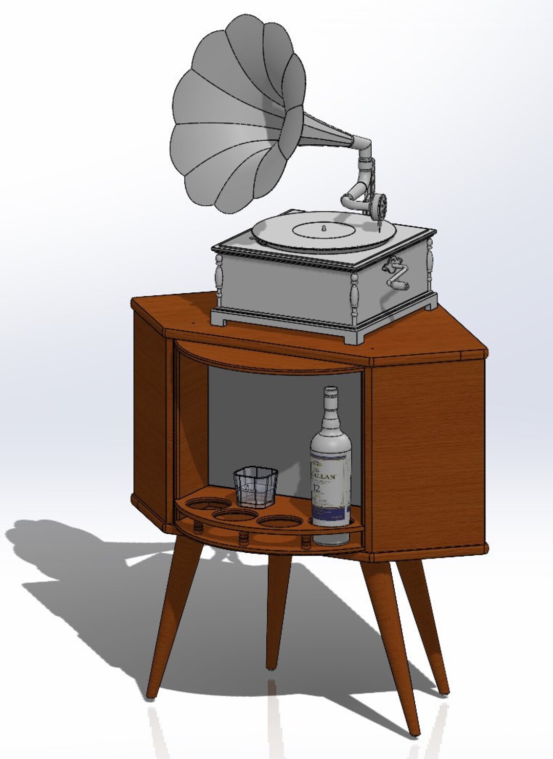 Wooden Corner Cabinet Digital Plans. PDF DXF Files - Etsy