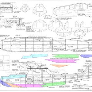 Aircraft RC Plane Model PBY-2 Catalina Digital Plans / Pdf + Dxf - Etsy
