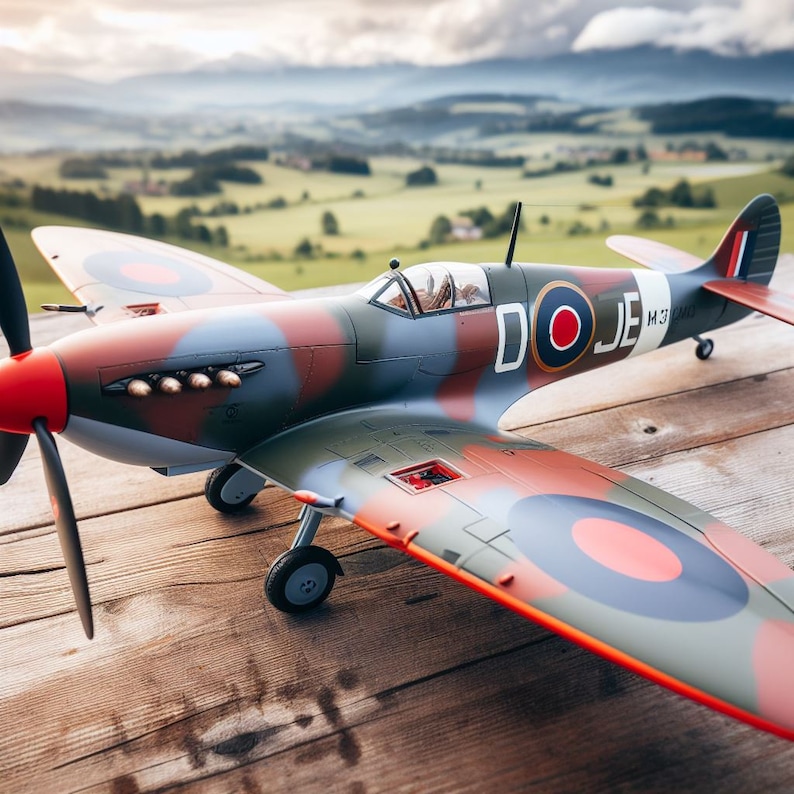 Aircraft RC Plane Model Spitfire MK9 Digital Plans PDF + DXF - Etsy