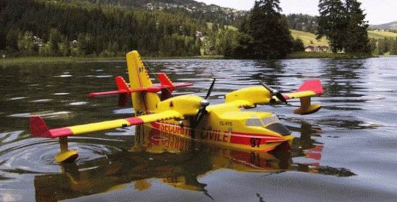 Aircraft RC Plane Model Canadair CL215 Digital Plans DXF - Etsy