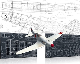 Aircraft RC Plane Model Drifty Sport Digital Plans / Laser Cuting Dxf ...