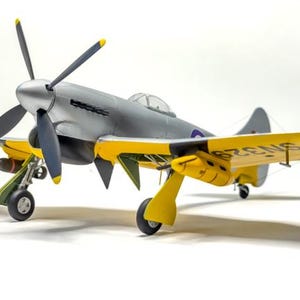 Aircraft RC Plane Model Hawker Tempest MK1 Digital Plans PDF + DXF - Etsy