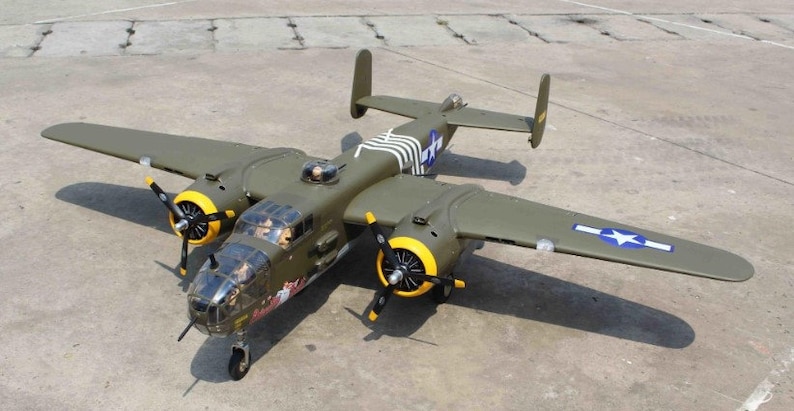 Aircraft RC Plane Model B25 MITCHELL BOMBER Digital Plans / Pdf + Dxf ...