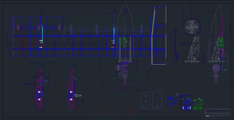 Aircraft RC Plane Model Canadair CL215 Digital Plans DXF - Etsy Australia
