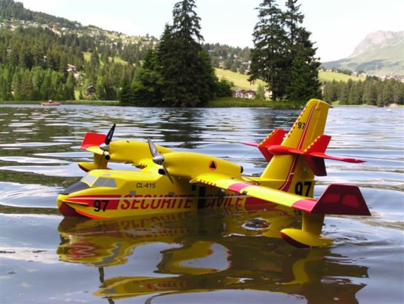 Aircraft RC Plane Model Canadair CL215 Digital Plans DXF - Etsy