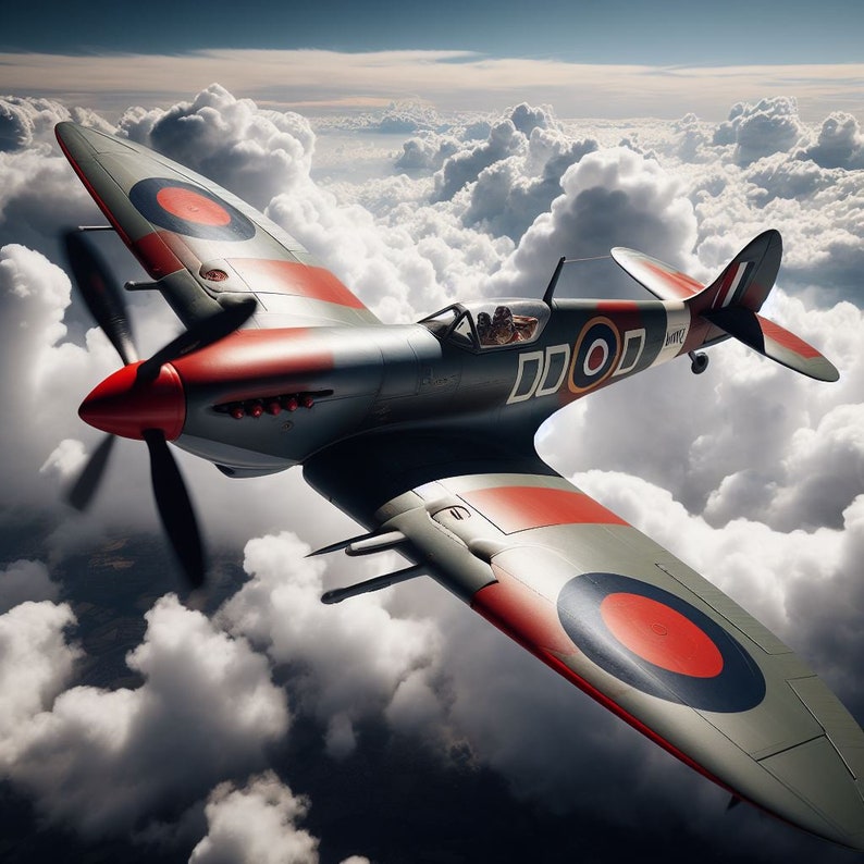 Aircraft RC Plane Model Spitfire MK9 Digital Plans PDF + DXF - Etsy