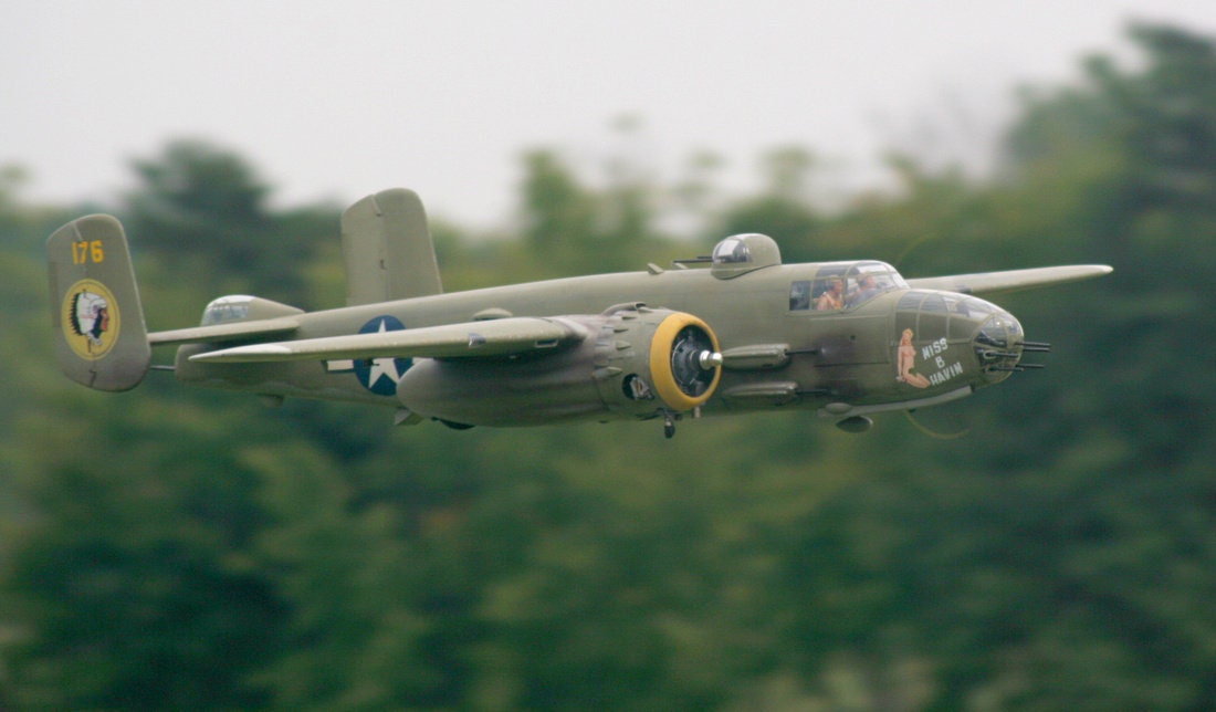 Aircraft RC Plane Model B25 MITCHELL BOMBER Digital Plans / Cnc and ...