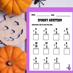 Kids Halloween Maths Games,printable Kids Halloween Games,kids ...